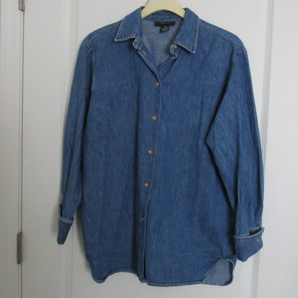 Breeches | Tops | Designer Denim Shirt | Poshmark